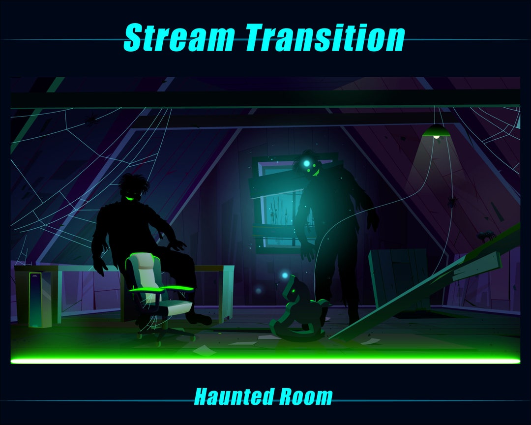 Halloween Killer Haunted Room Animated Stream Stinger, Halloween Killer ...