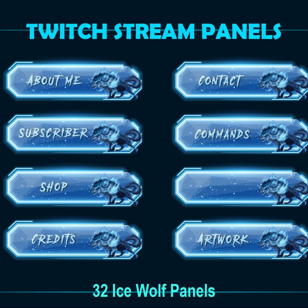 Twitch Panels - Etsy