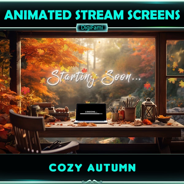 Fall Twitch Overlays - Etsy