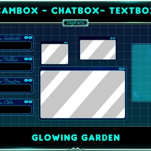 Glowing Garden Animated Stream Package, Magical Garden Twitch Overlay ...