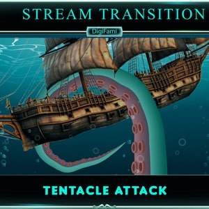Animated Twitch Transition Stinger Tentacle Attack, Pirate Ship ...