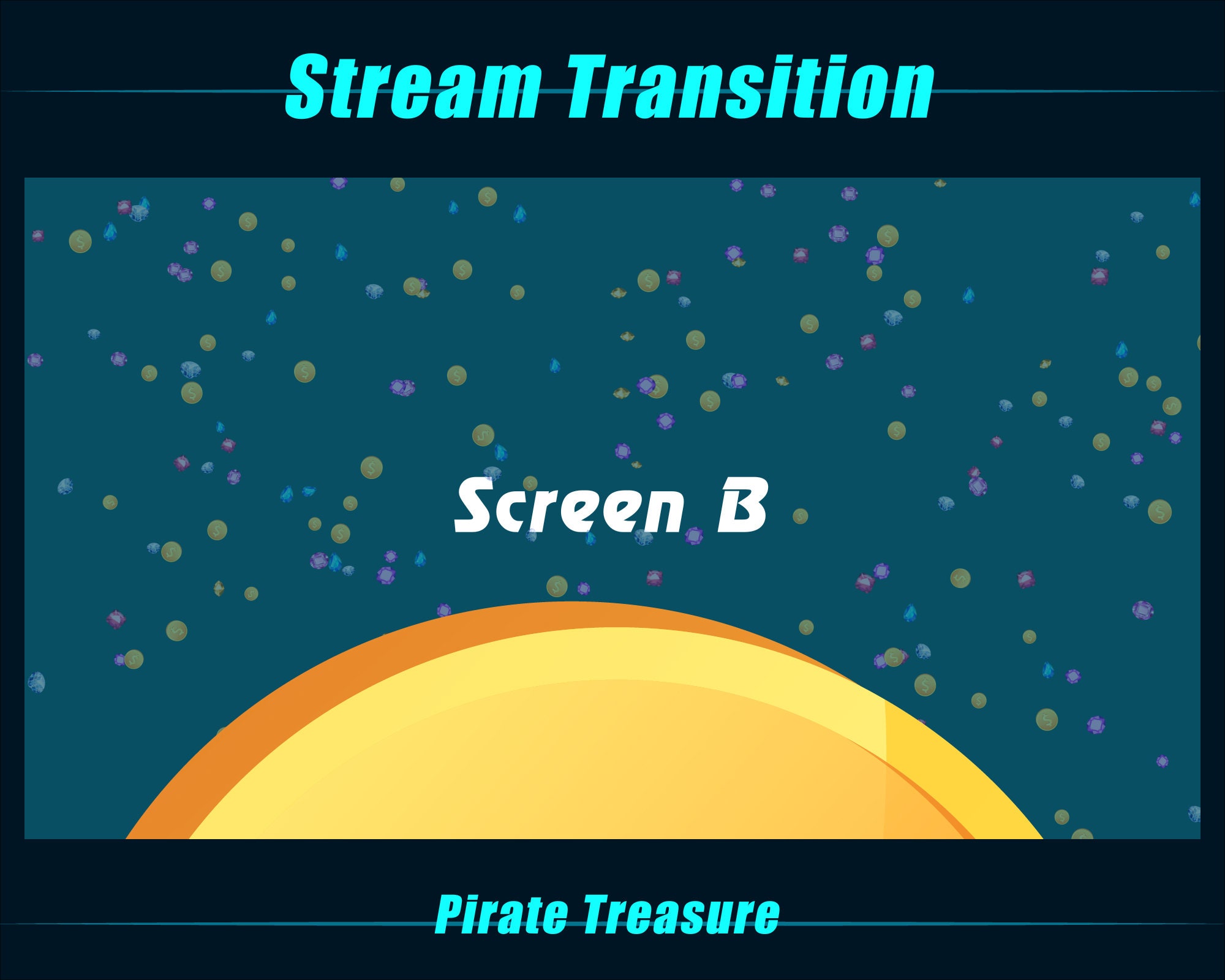 Animated Twitch Stinger Pirate Treasure / Animated Transition Stinger ...
