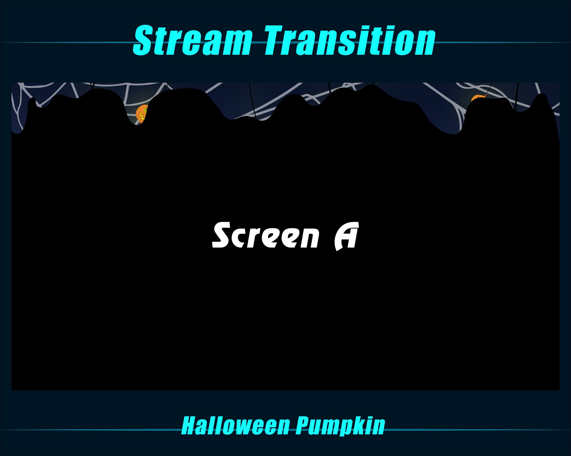 Shaking Pumpkin Twitch Transition / Halloween Twitch Animated Stinger ...