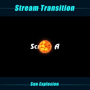 Animated Twitch Transition Stinger / Fire Sun Explosion Stream ...