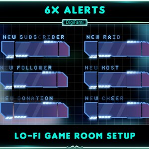 Animated Frame Twitch Alerts, Animated Cyber Twitch Alerts, Gaming ...