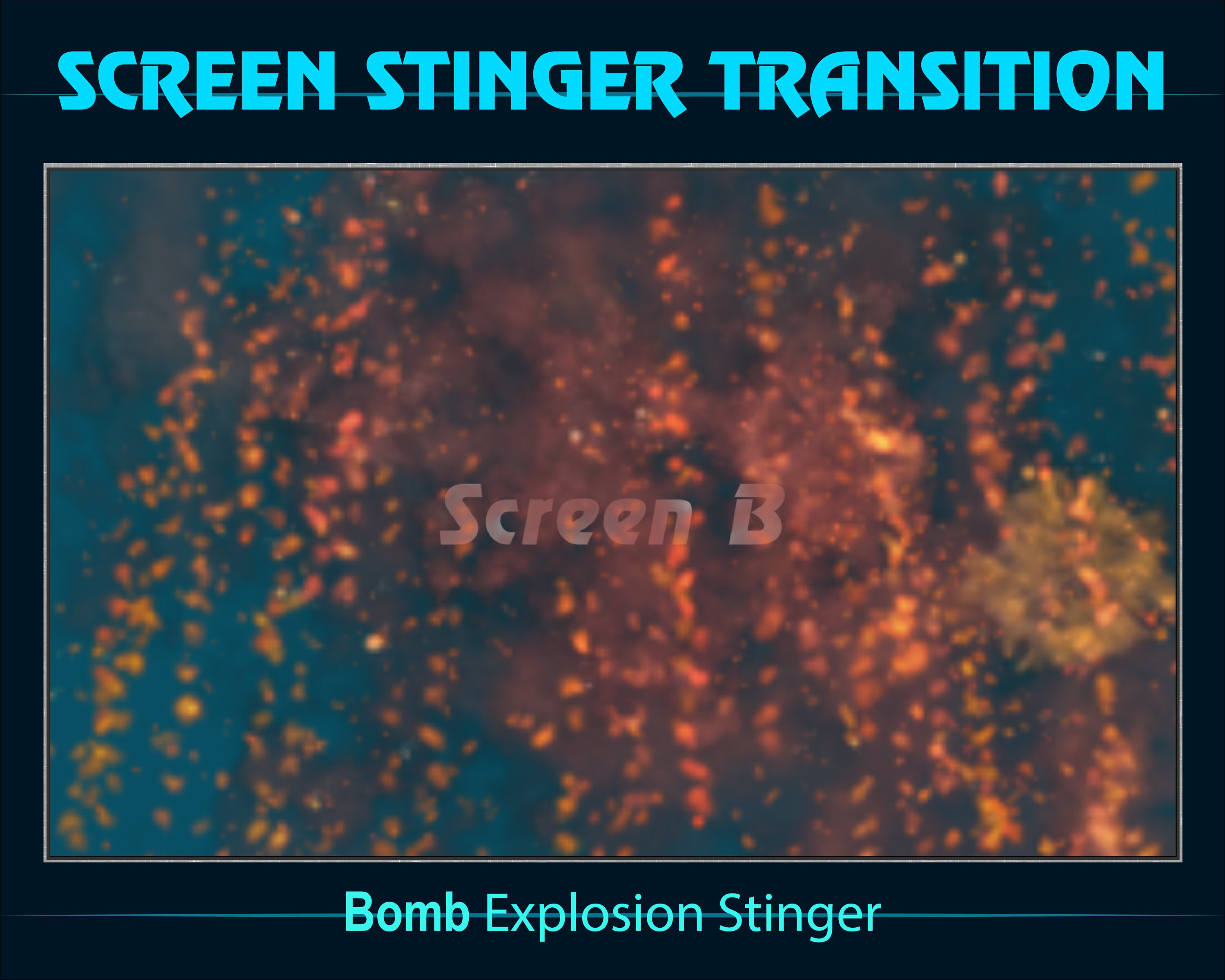 Animated Bomb Explosion Twitch Stinger Transition / Animated Bomb ...
