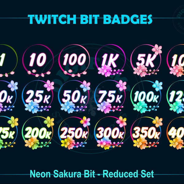 Four Leaf Clover Twitch Sub Bit Badges, Lucky Four-leaf Clover Twitch Bit Badges, Colorful ...