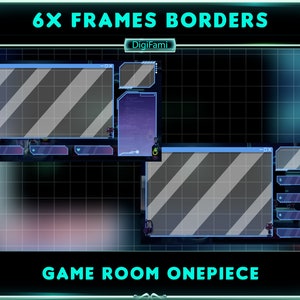 One Piece PC Room Stream Overlays Package, Luffy PC Desk Twitch ...