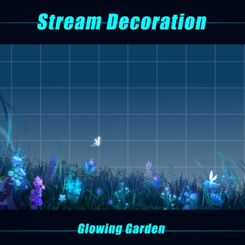Glowing Garden Animated Stream Decorations Magical Flower - Etsy