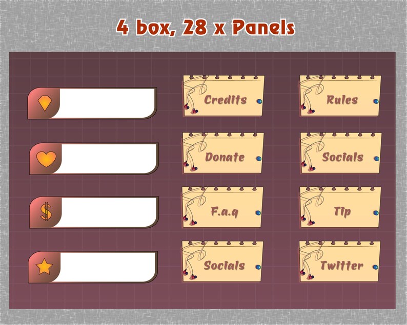 ANIMATED Twitch Stream Overlay Package / Cozy iPad Desk Twitch Overlay ...
