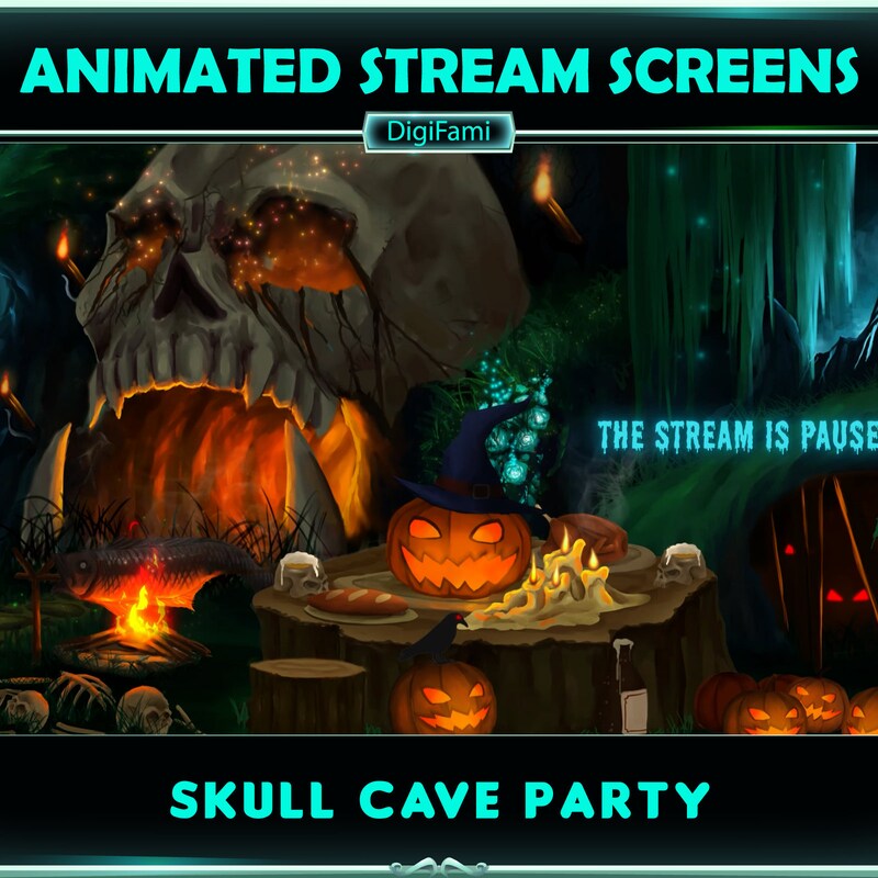 Halloween Twitch Overlay - Etsy