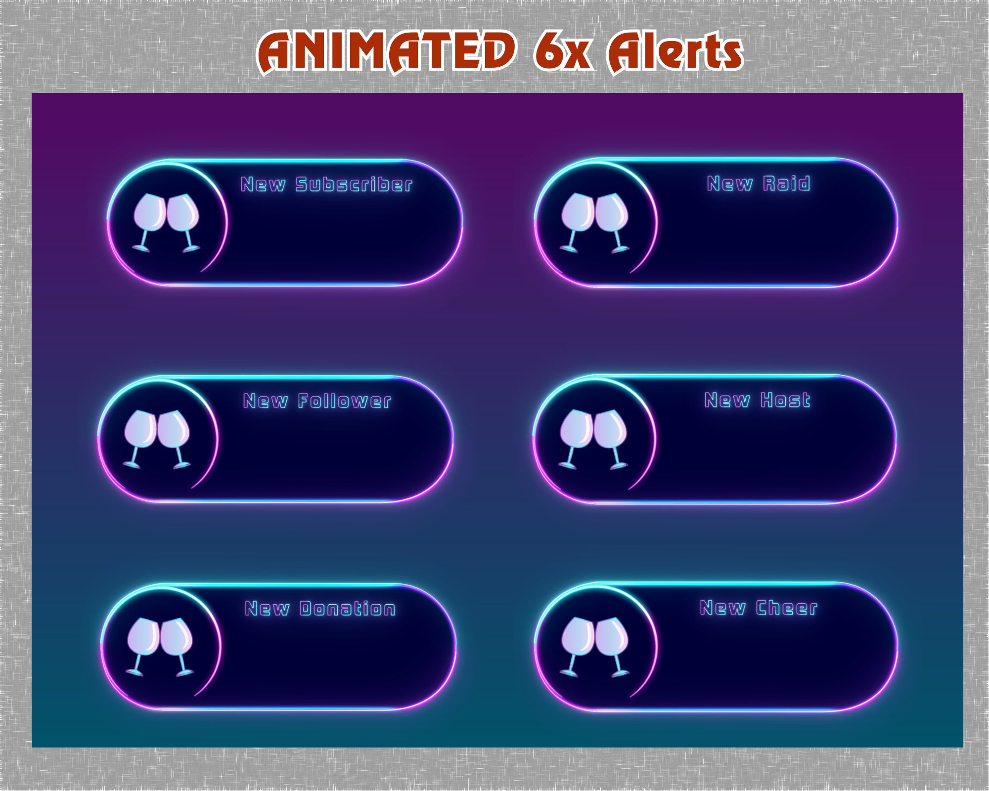 ANIMATED Twitch Screen Overlay Package / Garden Bar Stream Screen ...