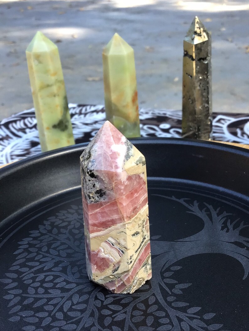 RARE Rhodochrosite Point Aka Inca Rose Stone/raspberry Spar - Etsy
