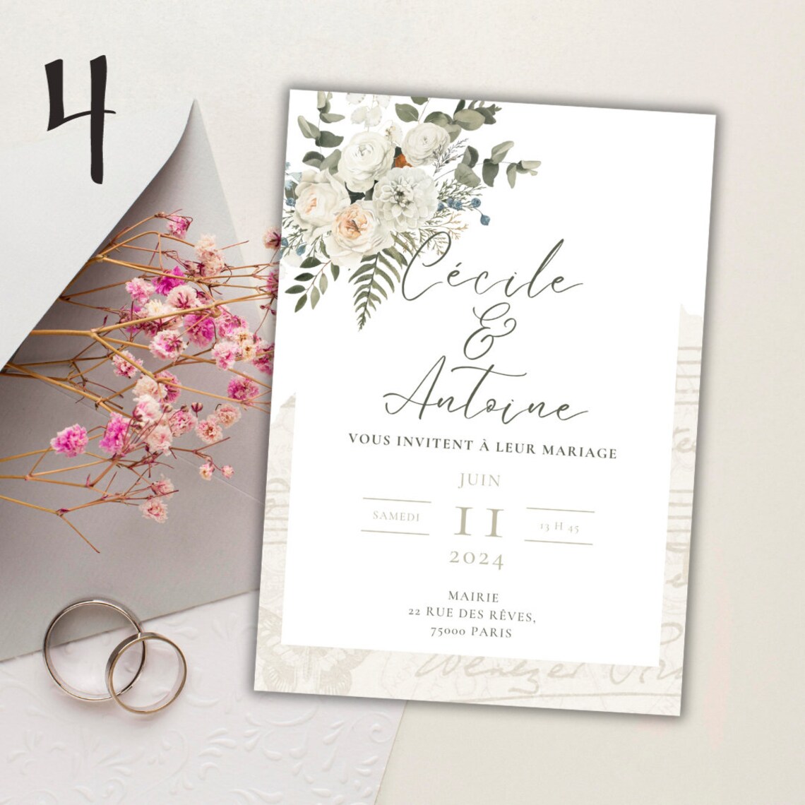 Digital Wedding Invitation Templates Personalized Elegant - Etsy