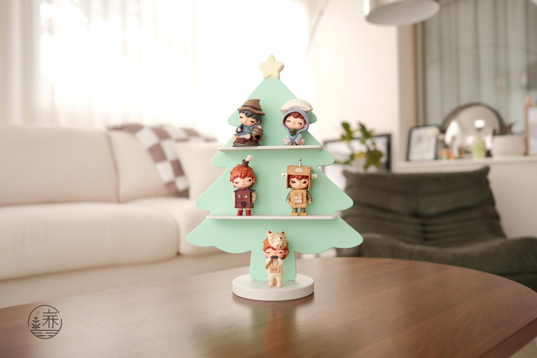 Christmas Tree Hirono Display Shelf Stand House - Made by CG - Etsy