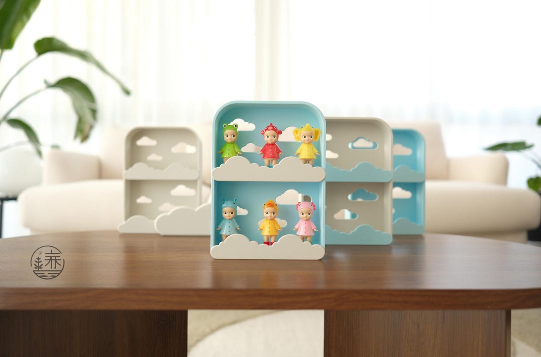 Sonny Angel, Smiski, Display Shelf Stand House - Head in the Clouds ...
