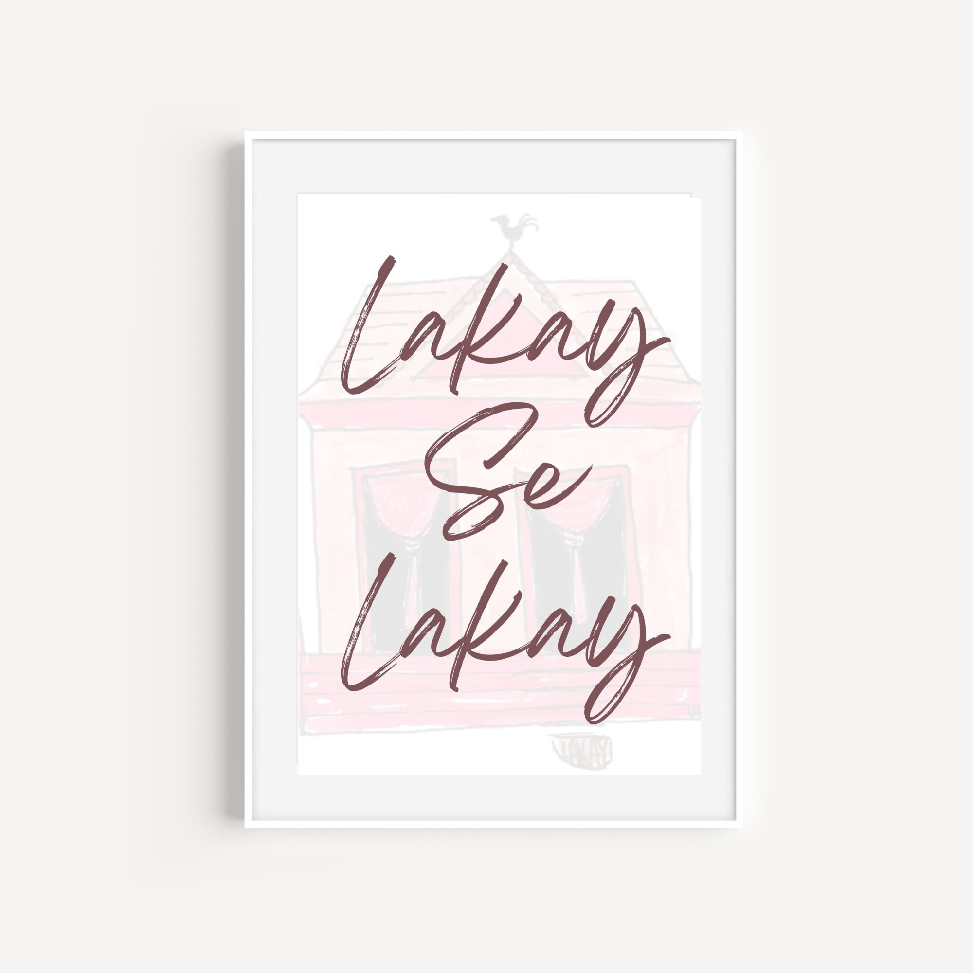 Coastal Boho Gallery Wall Set of 4 Haitian Creole and Flowers and ...