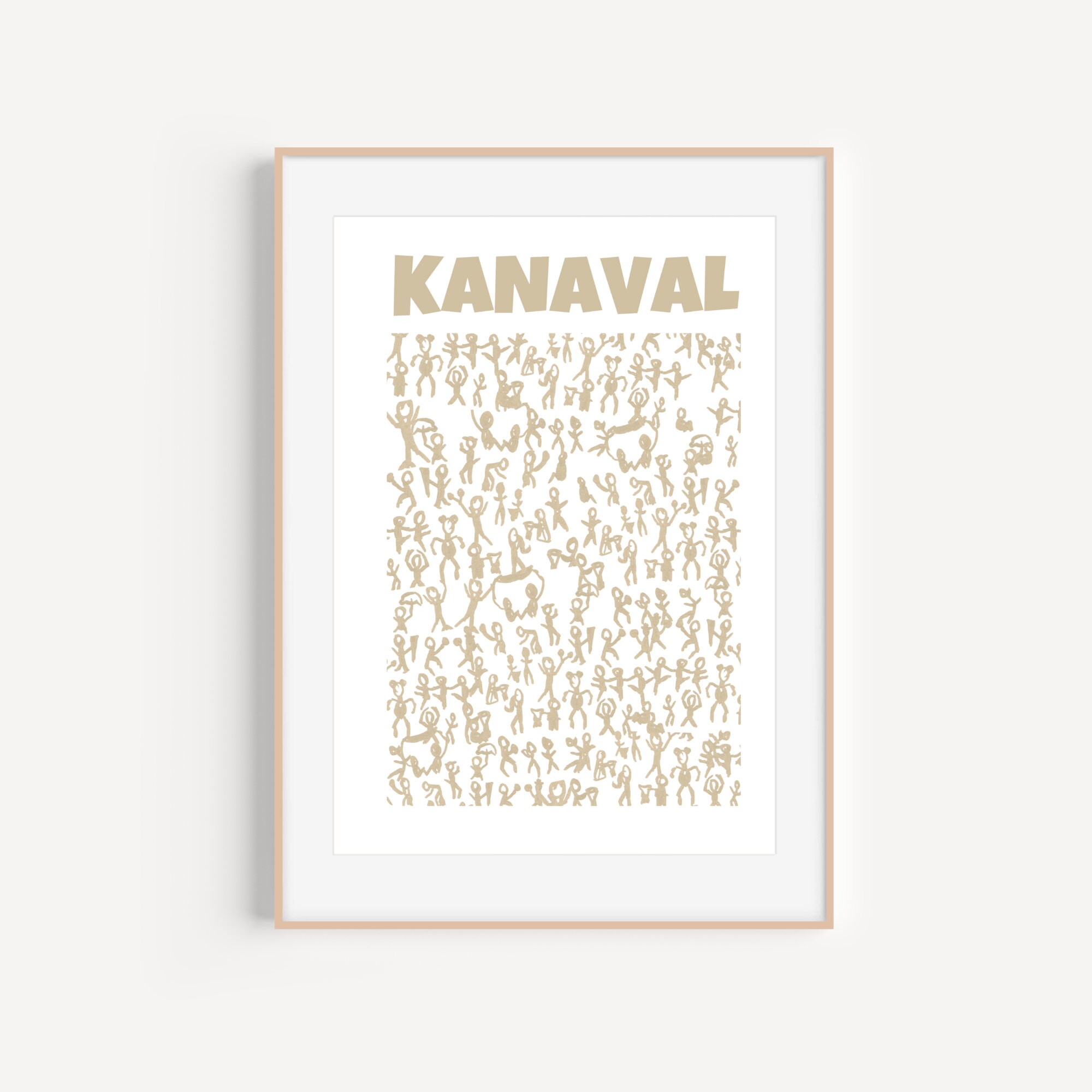Printable Neutral Carnival Haitian Creole Poster, Mardi Gras Travel Art ...