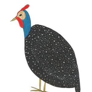 Printable Haitian Fowl Art Print, Caribbean Wall Art for Instant ...