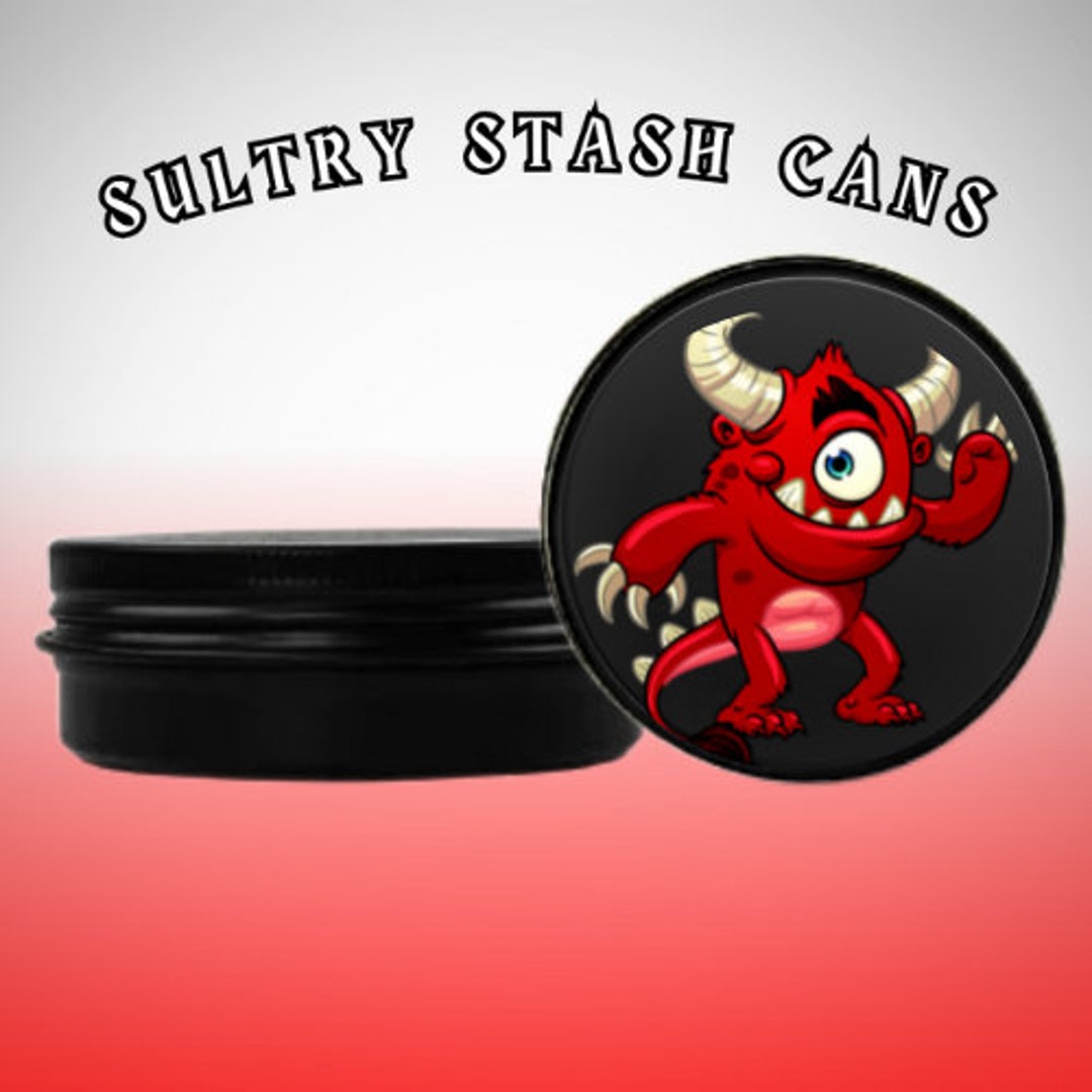LITTLE DEVIL Graphic Stash Jar - Etsy
