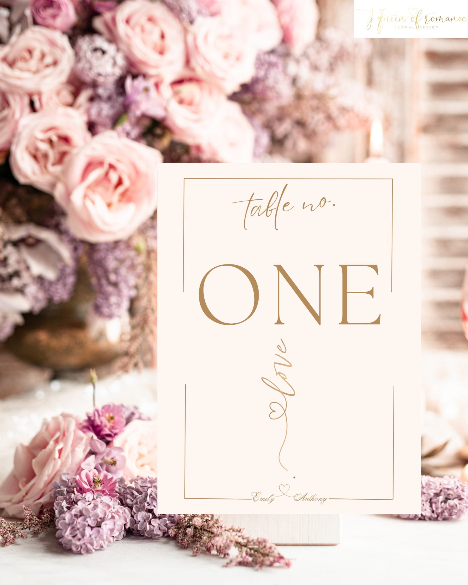 Minimalist Modern Table Number Template, Elegant Printable Modern ...
