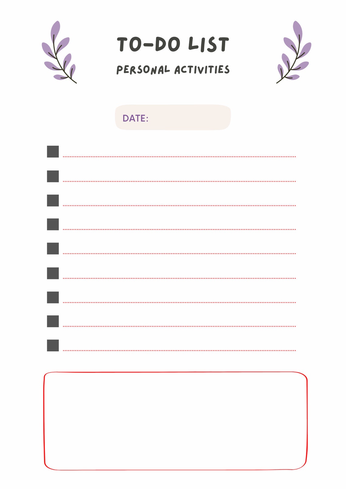 To Do List Printable | Children, Kids, Young Adults, Roommates ...