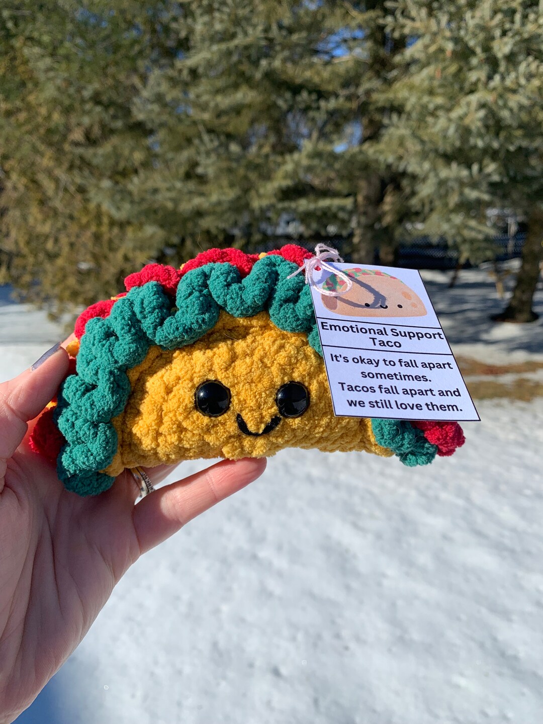 Emotional Support Taco - Etsy