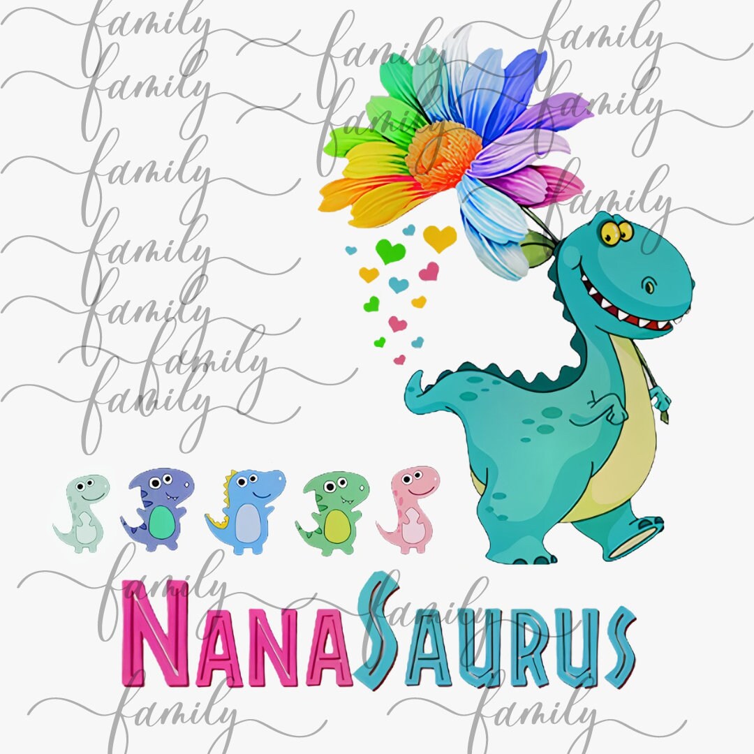 Family Funny Quote, for Your Grandma, NANA Saurus, Mamasaurus, Grandma ...