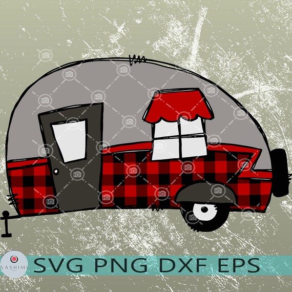 Camping Van Cartoon Happy Family Cool Kids Funny High - Etsy