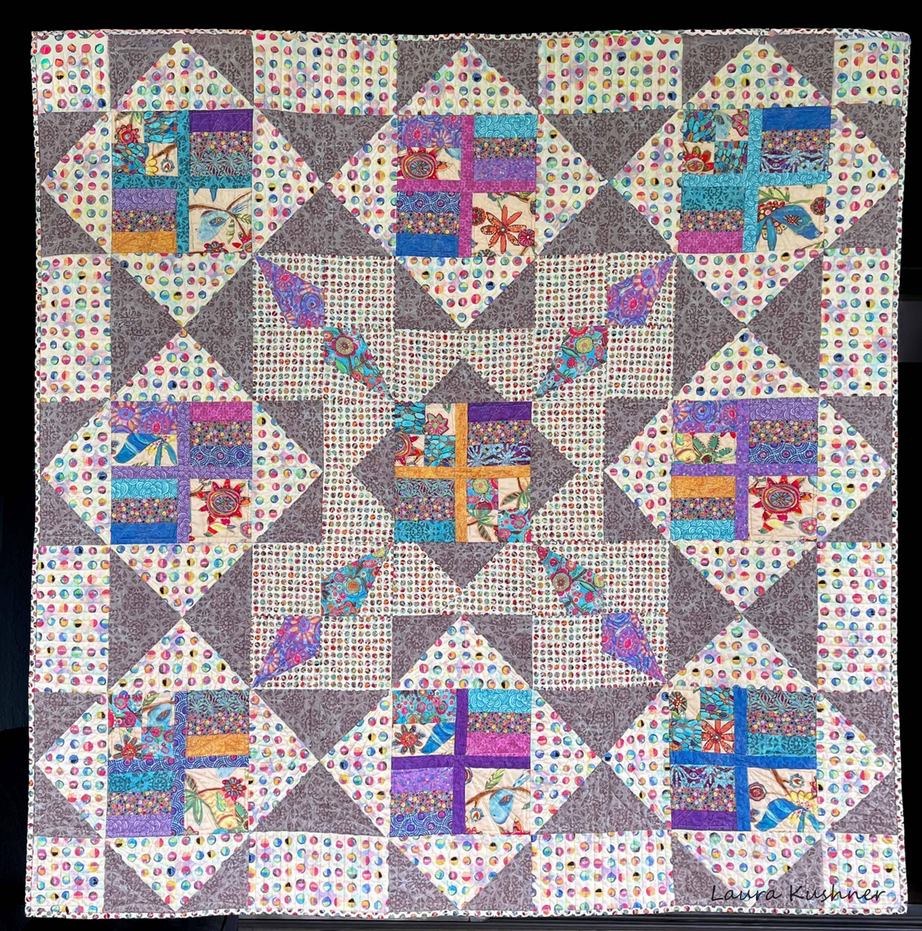 Custom Designed Quilt Entitled on the Spot. - Etsy