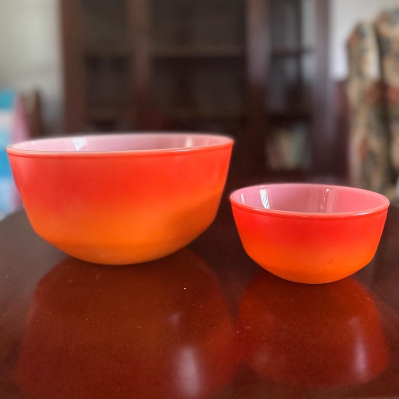Orange Fire King - Etsy