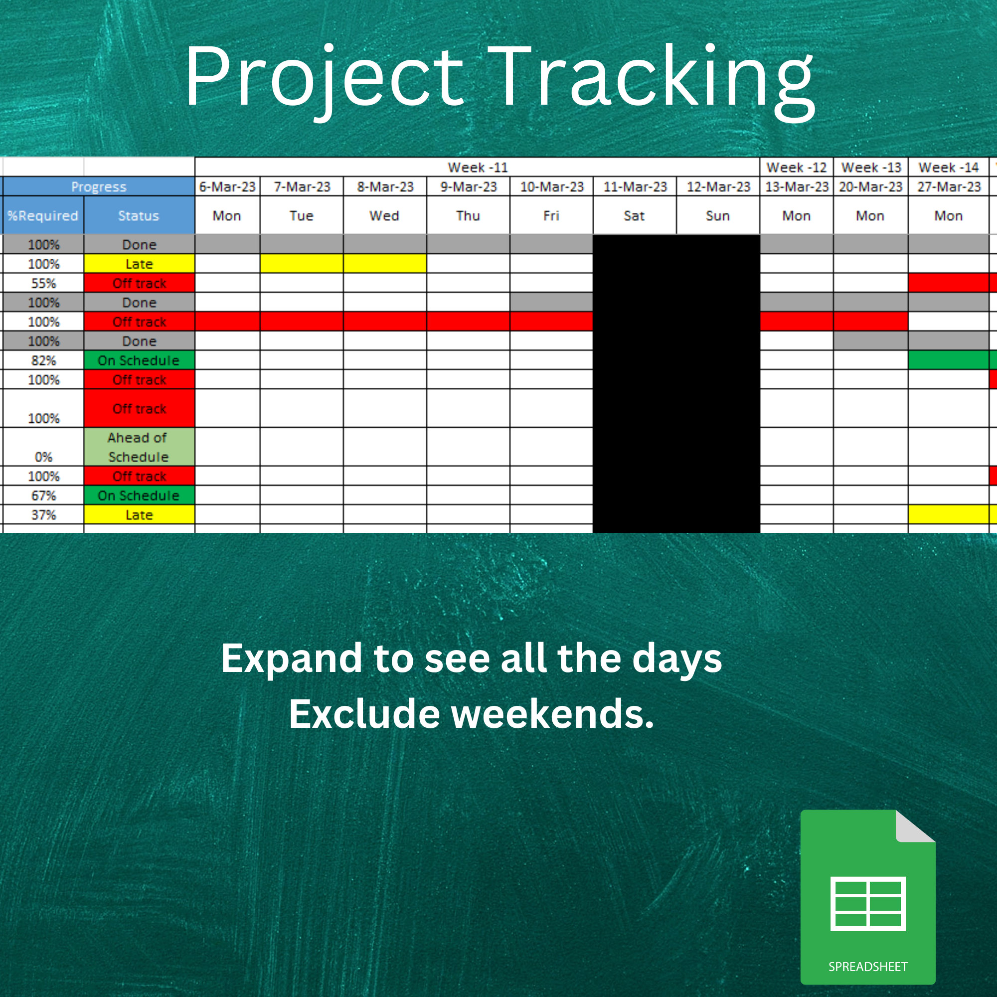 Project Management Template - Etsy