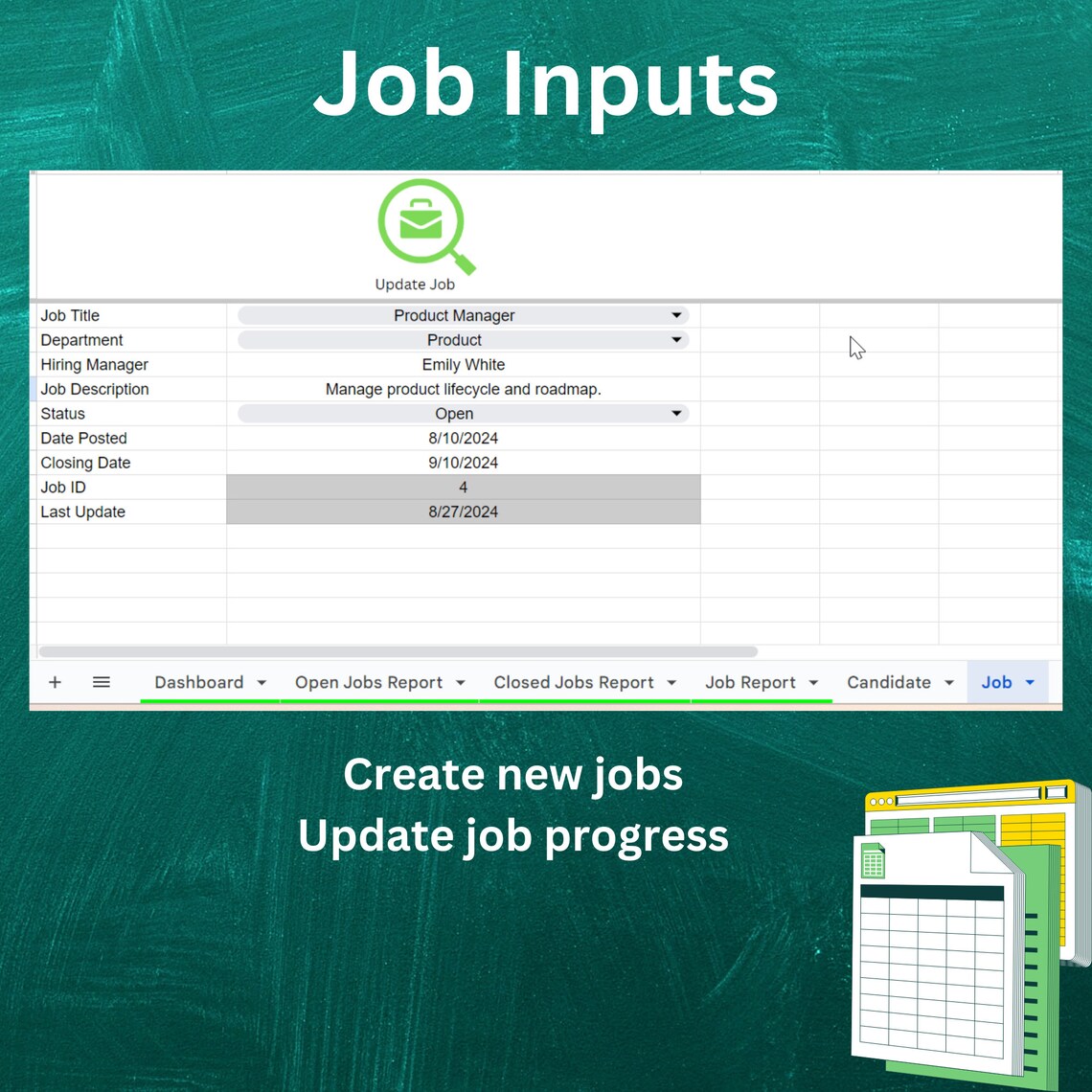 Applicant Tracking System (ATS) Template | Google Sheets | HR ...