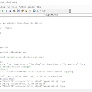 Scrum Board in Excel - Etsy