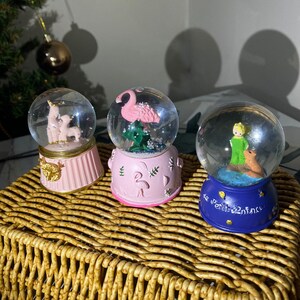 Lighted Snow Globe, Baby Gift, Birthday, Welcome Baby, Snow Globe Gift ...