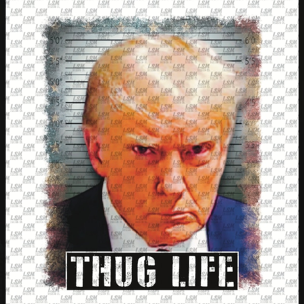 Trump Mugshot Png - Etsy