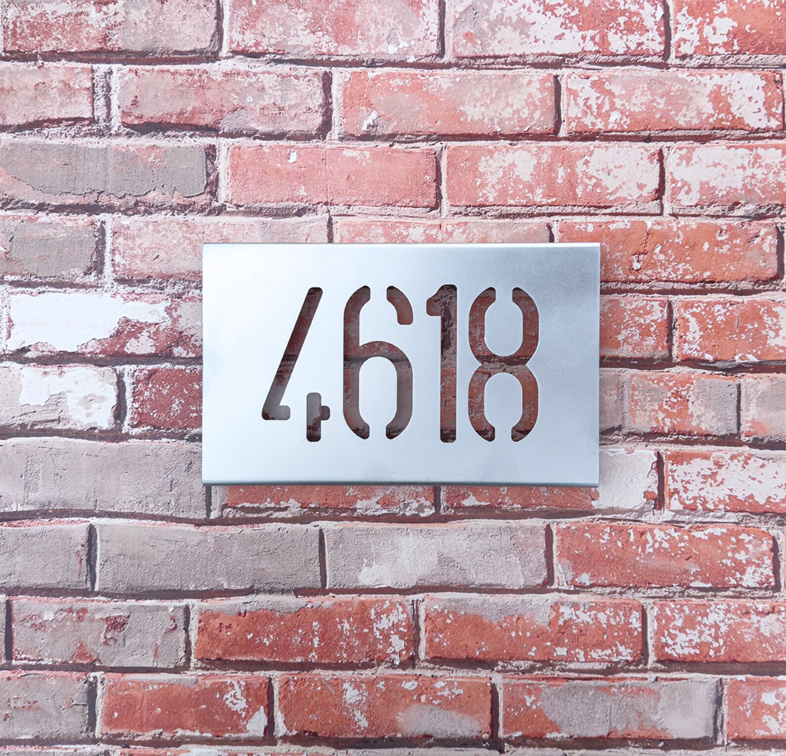 Custom Number Sign, Aluminum House Numbers, Apartment Number Plaque ...