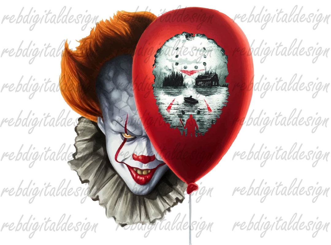 Penny Wise PNG, You'll Float Too PNG, Halloween, Sublimation Designs ...