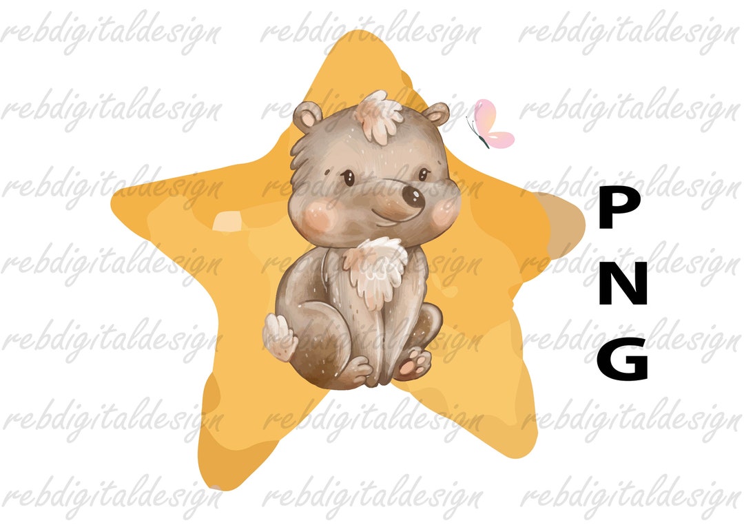 Bears Star PNG, Instant Digital Download - Etsy
