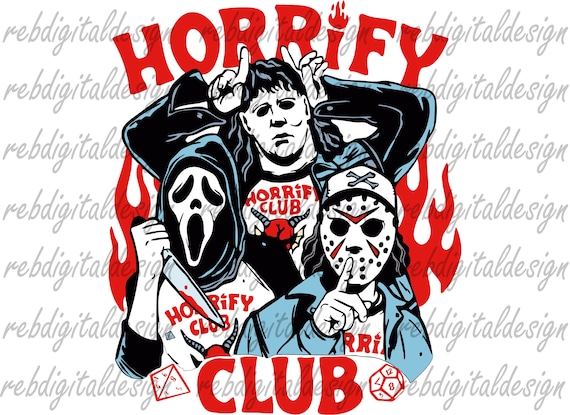 Halloween Svg Horrify Club Svg Spooky Season Hell Devil - Etsy