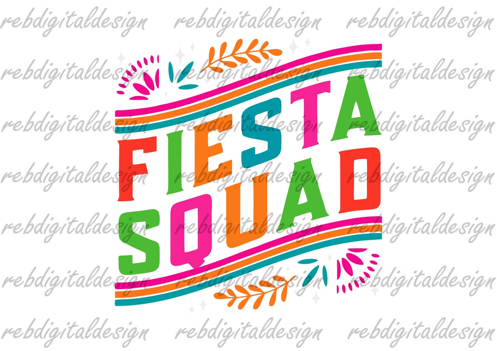 Fiesta Squad / Fiesta San Antonio / Cinco De Mayo SVG PNG PDF - Etsy