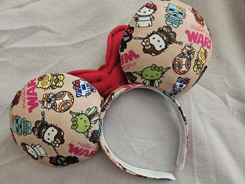 Hello Kitty X Star Wars Minnie Mouse Ears - Etsy