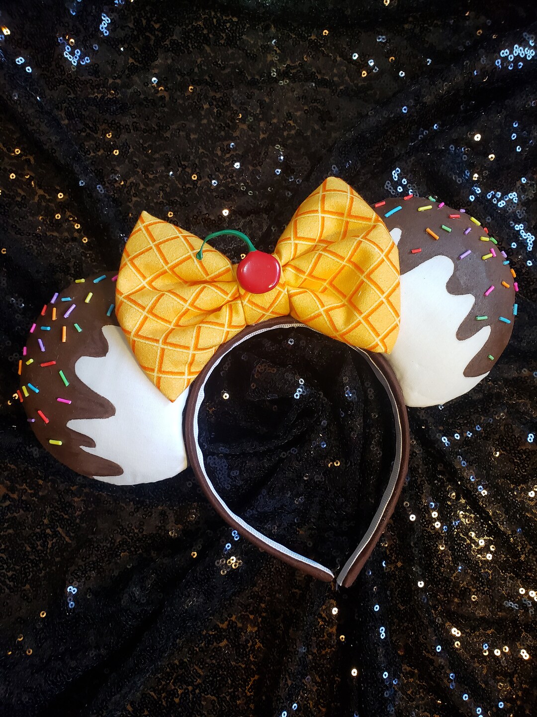 Hot Fudge Sundae Minnie Ears - Etsy