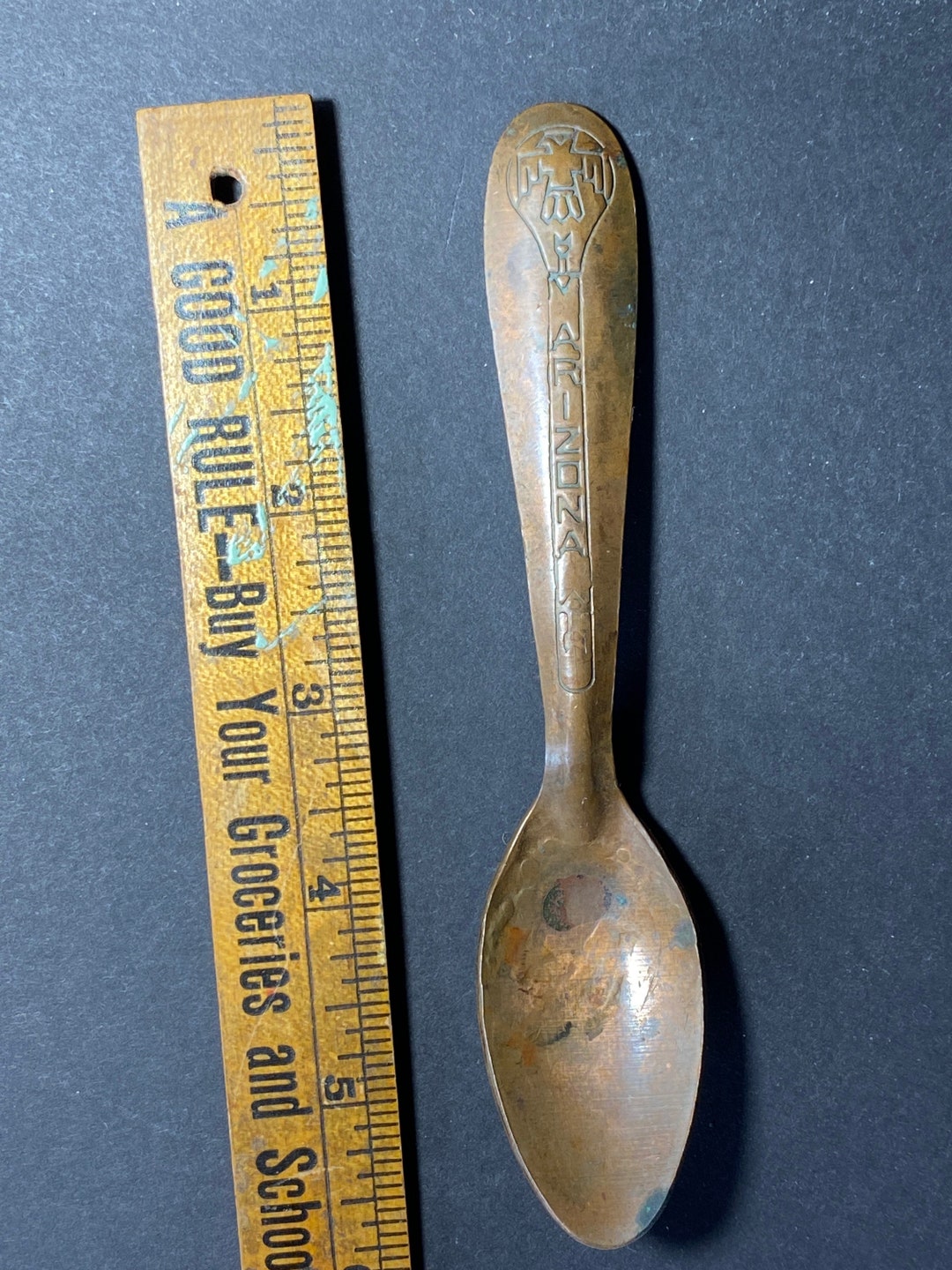 Early 1920s-30s Souviner Native American Copper Spoon From Arizona - Etsy