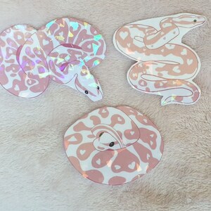 Heart Snakes Pink Snake Stickers - Etsy