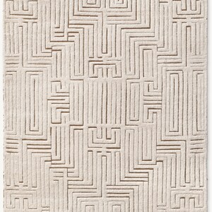 Modern Ivory Brown Rug Beni Ourain Berber Boho Handmade - Etsy