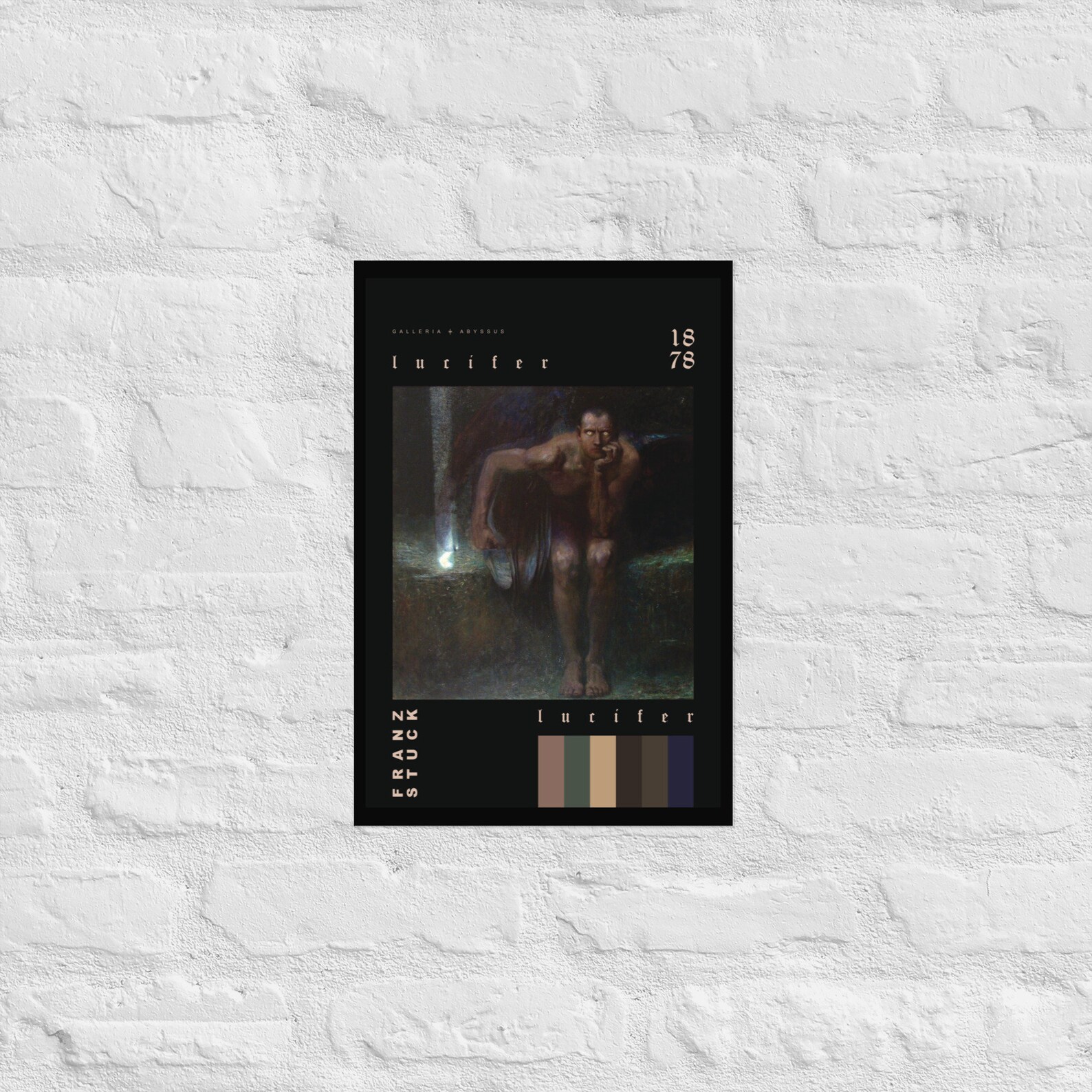 Lucifer Franz Stuck, Fine Art Print - Etsy