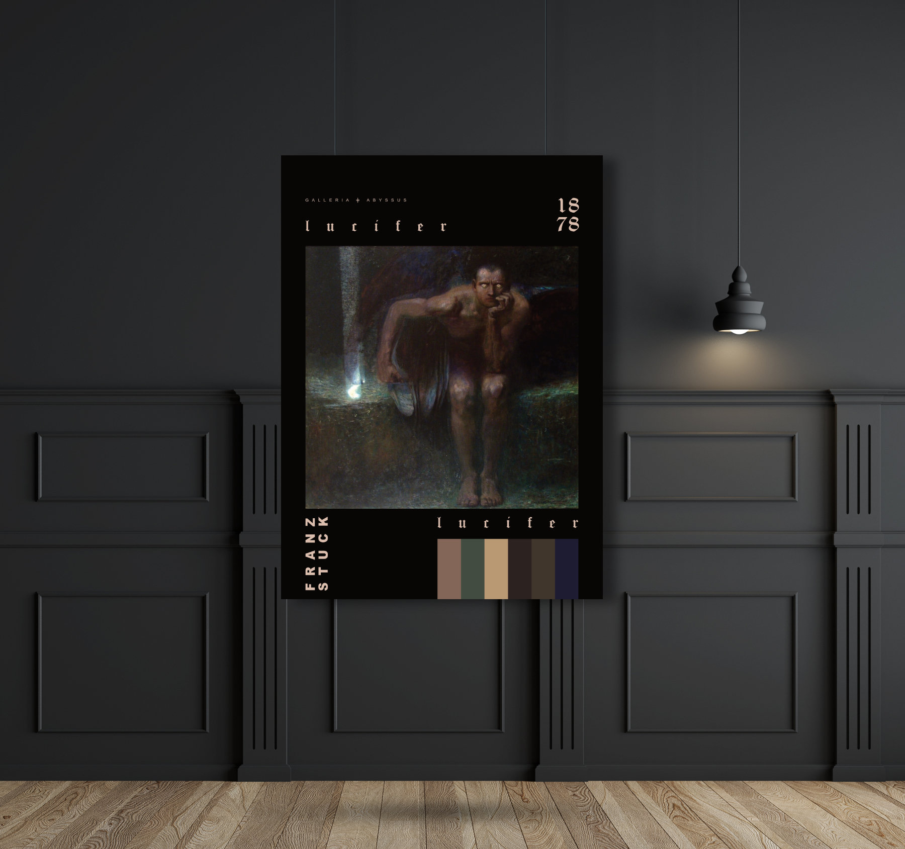 Lucifer - Franz Stuck, Fine Art Print - Etsy