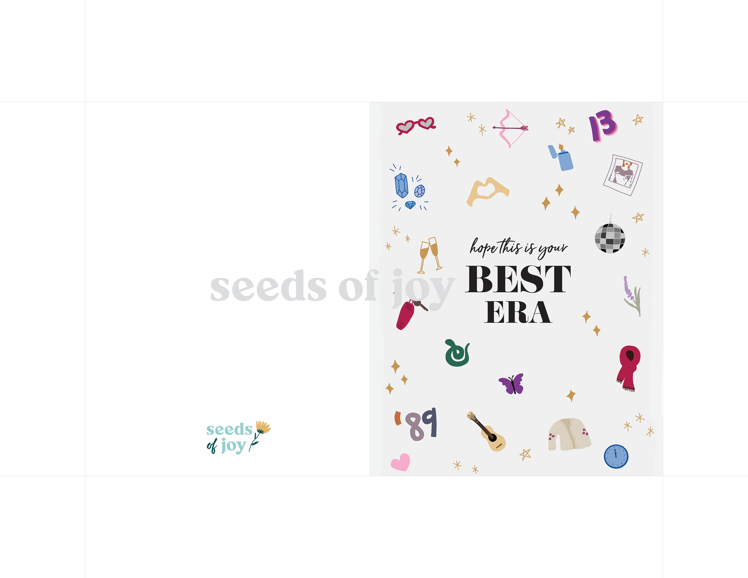 Taylor Swift Eras Card Digital Download, Illustrated Greeting Card ...