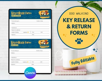 Key Return Template - Etsy
